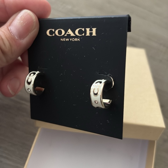 Coach | Jewelry | Coach Hoop Earrings Nwt | Poshmark